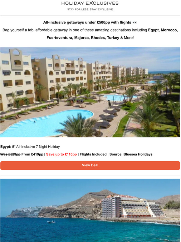 Hotel Exclusives: All-Inclusive Getaways UNDER £500 🤑 | Milled