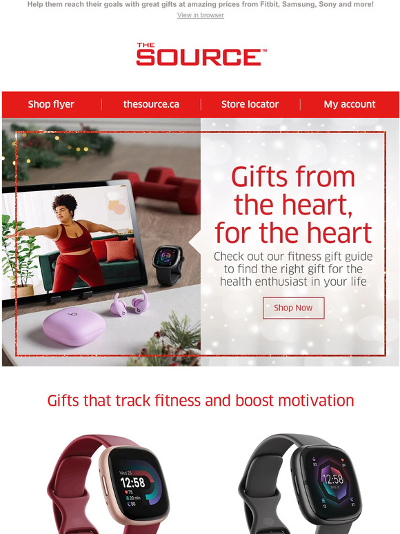 The Source: Don't break a sweat finding the right fitness gift>>> We've ...