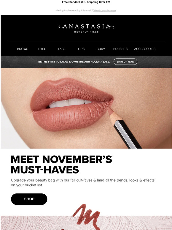 Anastasia Beverly Hills: —, Your November Makeup Look Guide is HERE ...