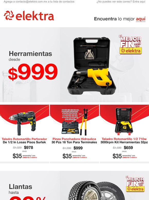 ELEKTRA MX: 🛠️ ¿Necesitas una herramienta? 🤔 | Milled