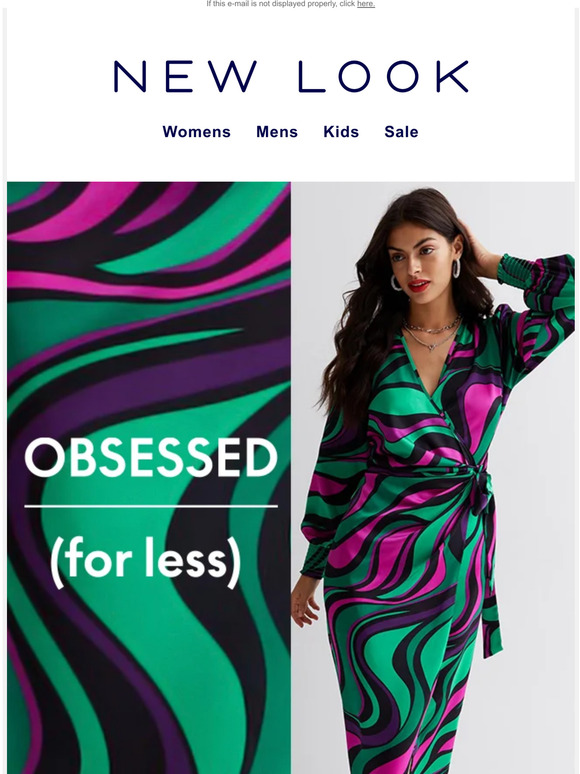 New Look: Obsessed for less: the £25.99 satin wrap dress | Milled
