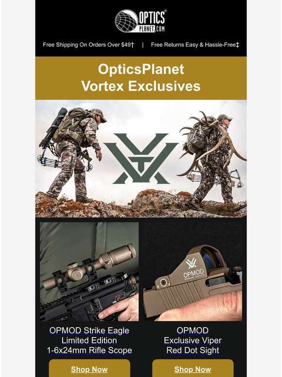 OpticsPlanet: Upgrade with Vortex Optics | Milled