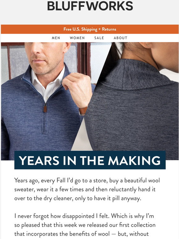 Bluffworks: The story behind our wool | Milled