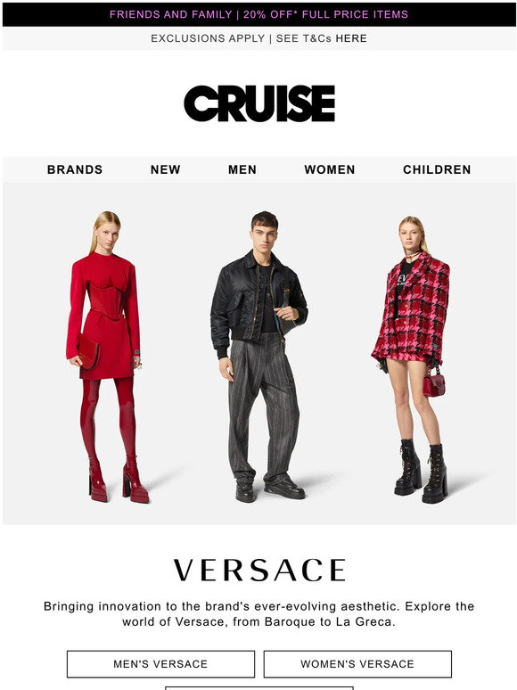 Cruise Fashion: The World Of Versace | Milled