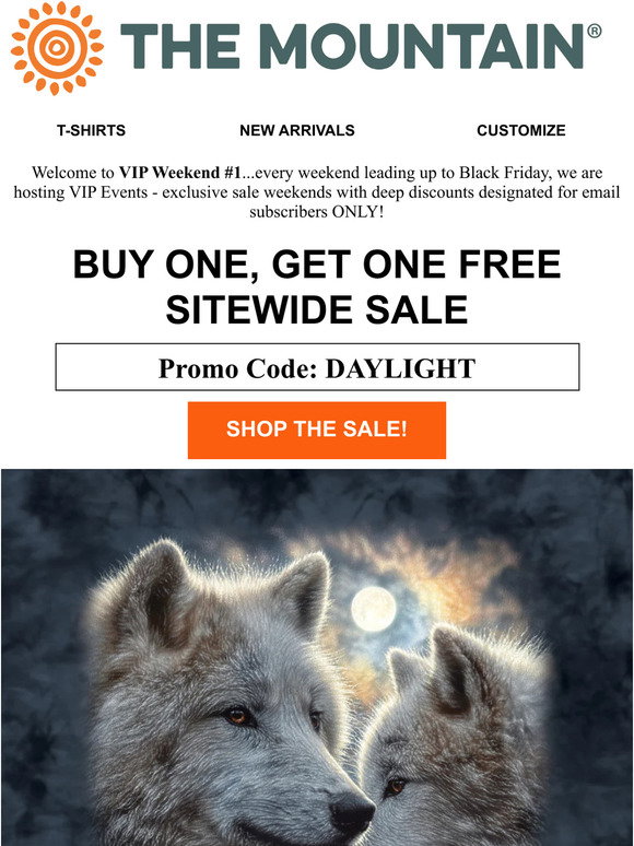 The Mountain: Yes! Your Exclusive Holiday Savings Start Now | Milled