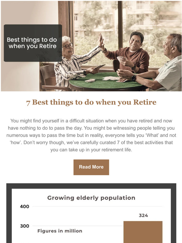 Ashiana Housing: 7 Best things to do when you Retire 👴👵 | Milled