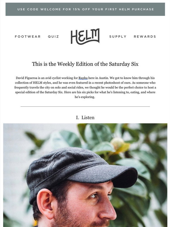 HELM: A Special Edition of the Saturday Six | Milled