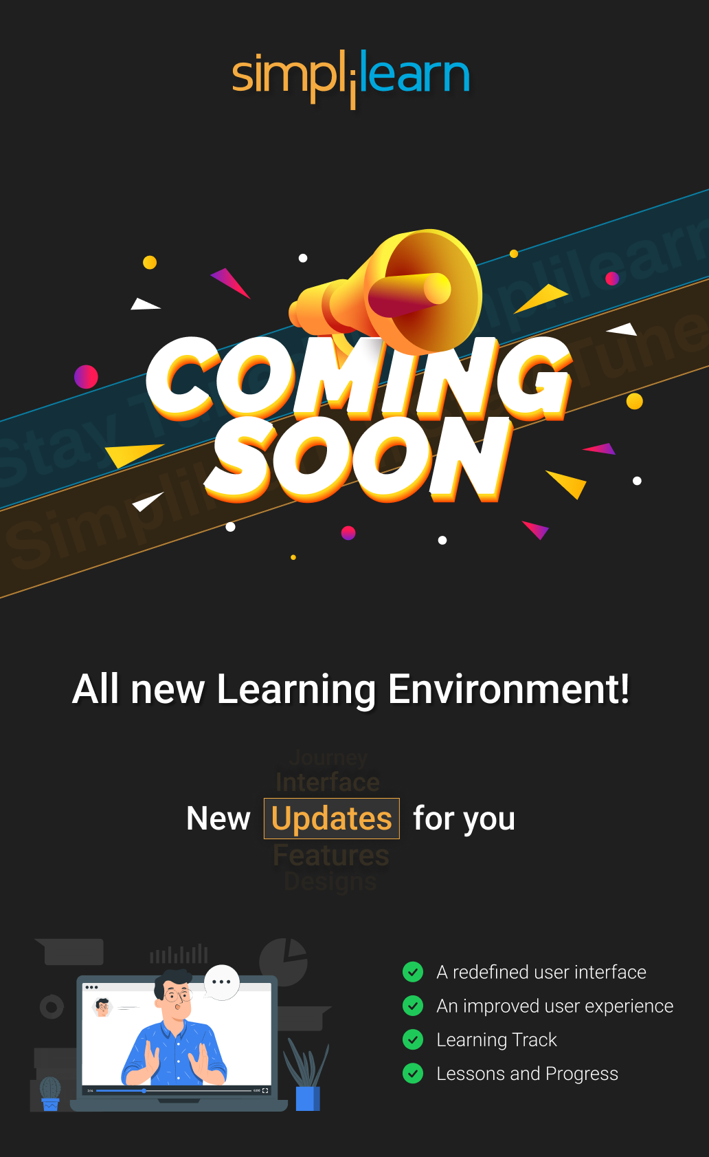 Simplilearn: We’re updating your learning experience to new levels! Stay tuned! | Milled