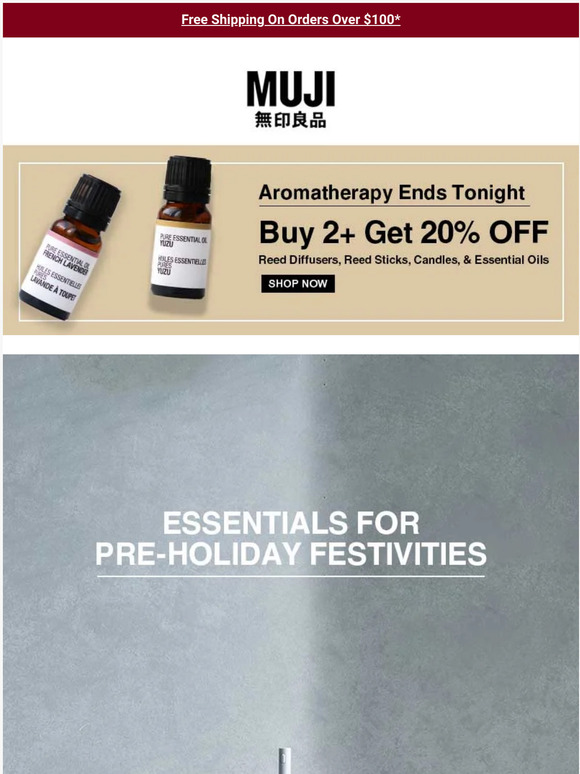 MUJI: Get ready for guests with our cleaning and storage essentials! | Milled