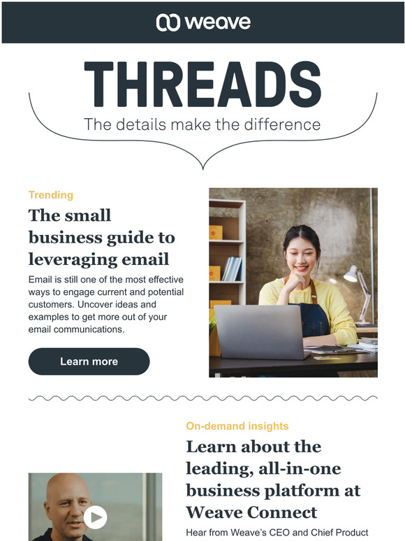 Weave: Step up your communication strategies and watch your business ...