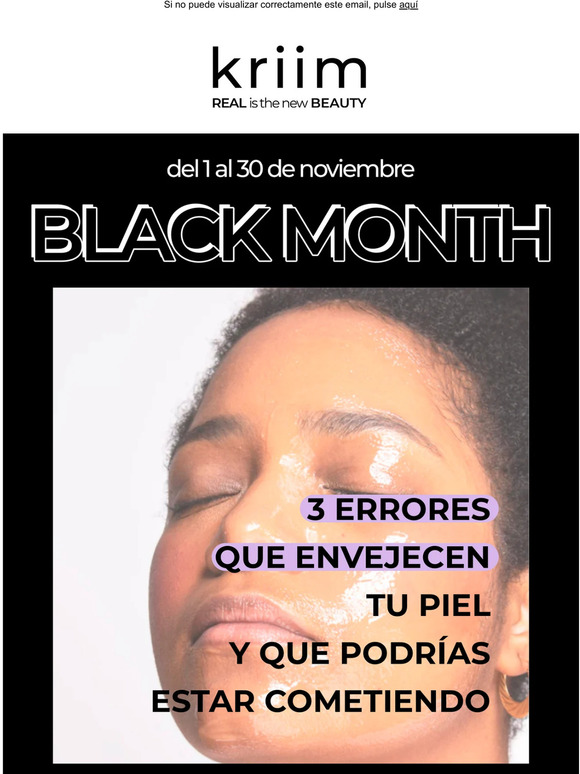Kriim: 🚀 3 ERRORES QUE ENVEJECEN TU PIEL 🚀 | Milled