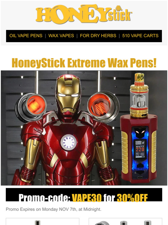HoneyStick: HoneyStick Extreme Dab Pens💢 | Milled