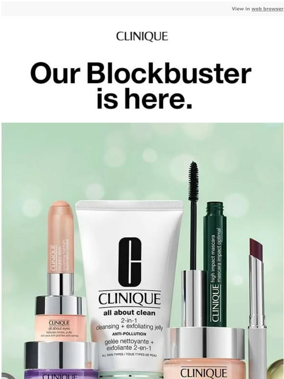 Clinique: Holiday Blockbuster is here! 💄 | Milled