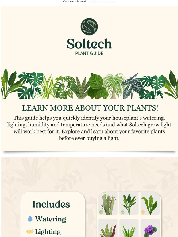 Soltech: Learn more about your plants with our new plant guide🌿 | Milled