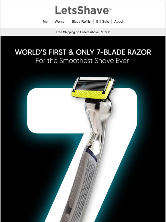LetsShave: Get the Smoothest Shave Ever with World's First & Only 7 ...
