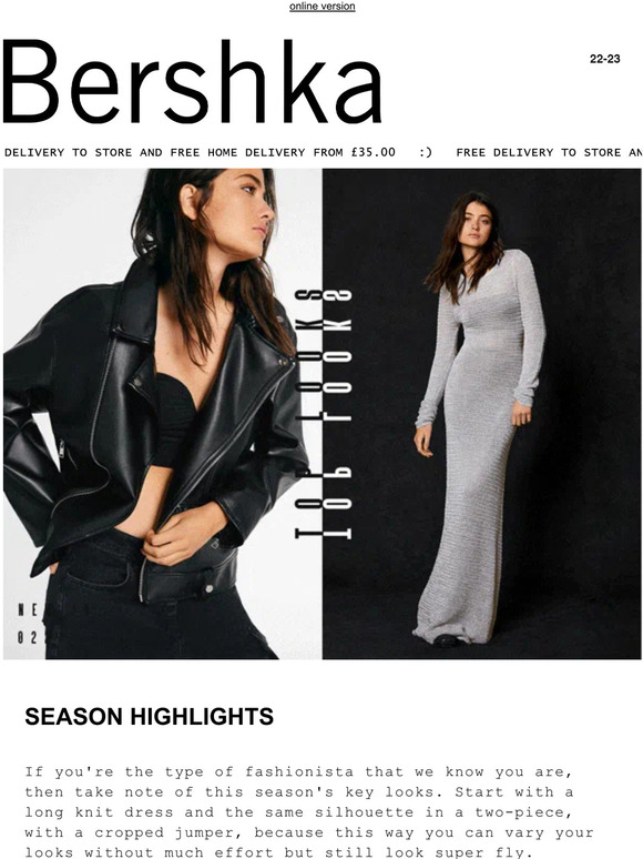 Bershka: KEY LOOKS 💡 The essentials | Milled