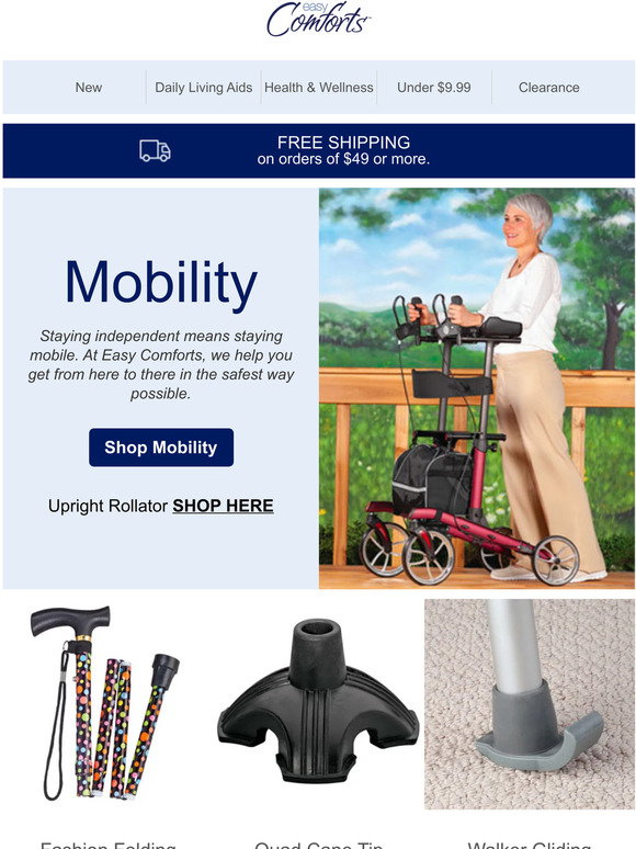 Easy Comforts: ⚠️ Mobility - Minus the Pain ⚠️ | Milled