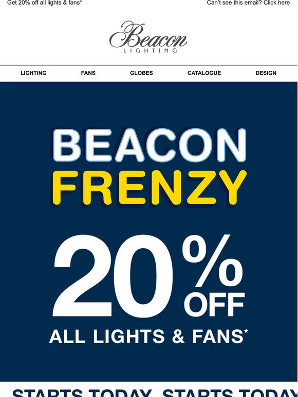 Beacon Lighting: Save BIG with Beacon Frenzy! | Milled