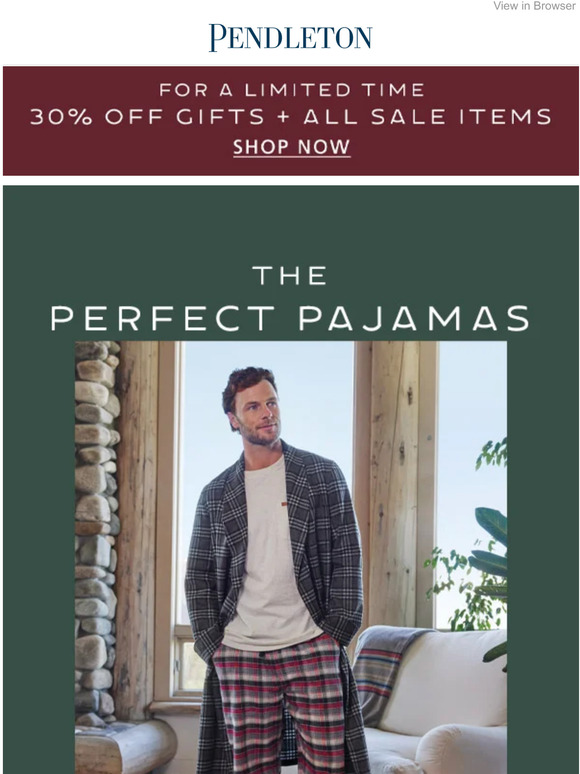 Pendleton Woolen Mills: Our coziest pajamas & robes | Milled