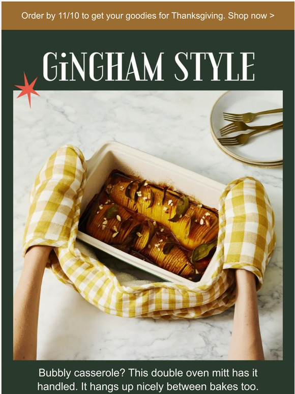 Food52: New (and so fabulous): our exclusive gingham collection. | Milled