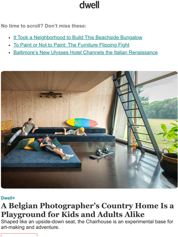 Dwell: A Belgian Photographer’s Country Home Is a Playground for Kids ...