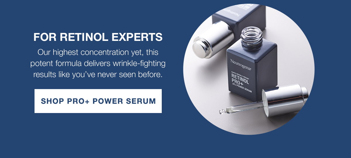 Neutrogena: Introducing: a new wave of retinol solutions. | Milled