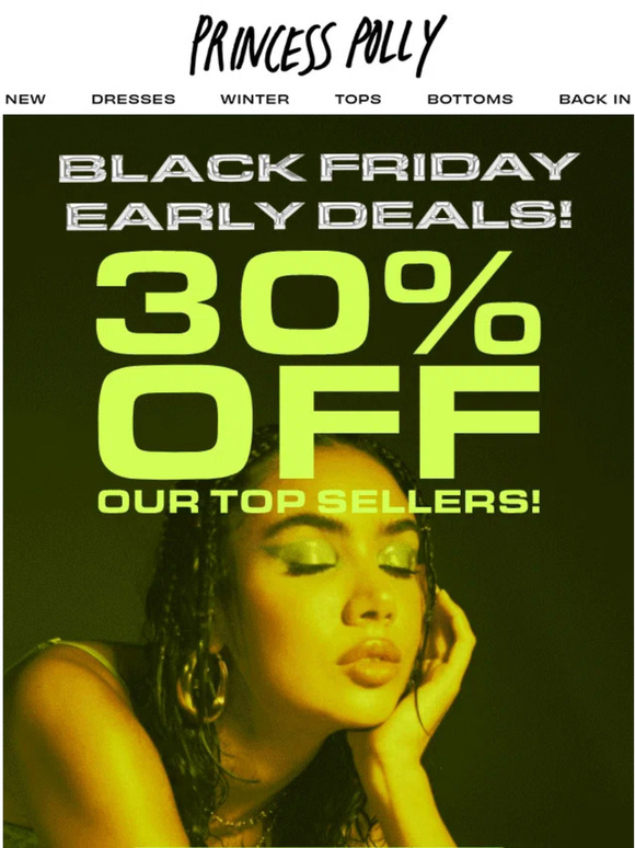 Princess Polly: INCOMING: Black Friday Early Deal 🚨 | Milled