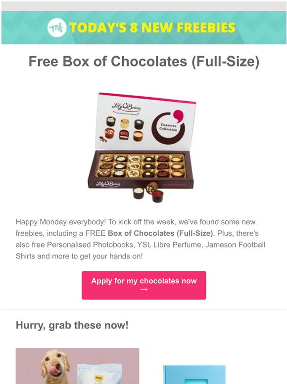 MagicFreebies: Free Box of Chocolates (Full-Size) | Milled
