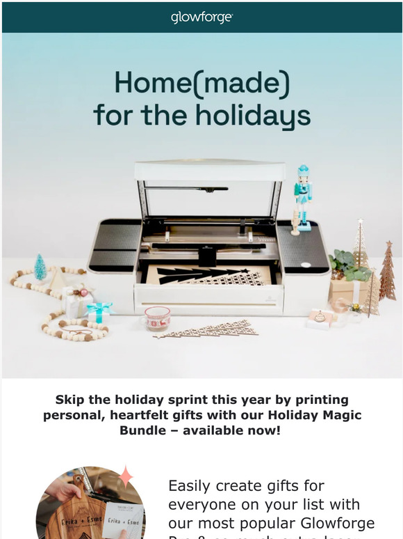 Glowforge: Our holiday bundle has everything you need | Milled