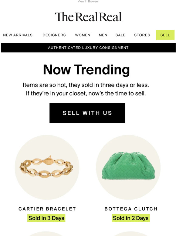 The RealReal: These items sold in three days | Milled