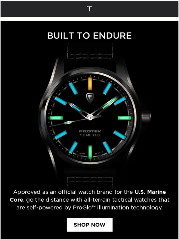 Touch of Modern: Official Watch Brand of the U.S. Marine Core, Rest ...