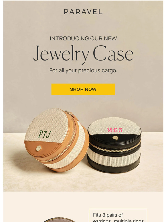 Paravel: Introducing our new Jewelry Case 💎💼 | Milled