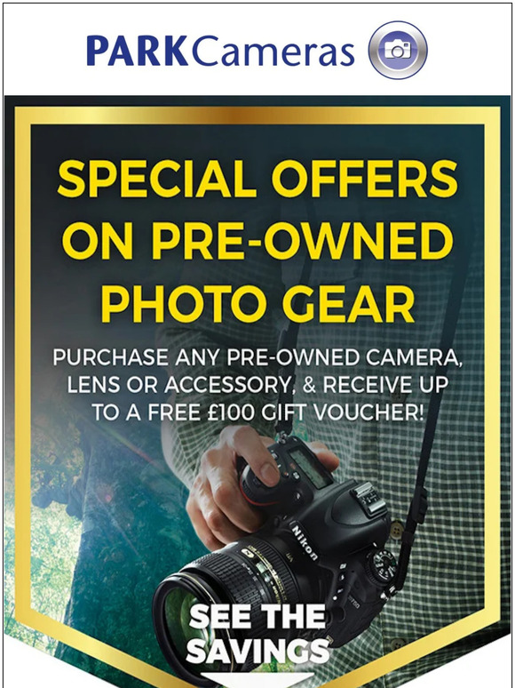 Park Cameras: Free gift voucher upon purchase of any used product at ...