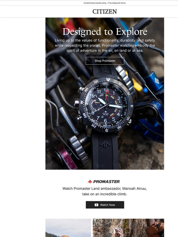 Citizen: Promaster Journal: Land Inspires New Adventures | Milled