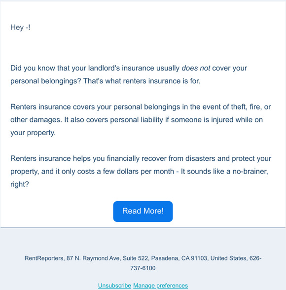 RentReporters: Renters Insurance: What Is It & Why Do You Need It? | Milled