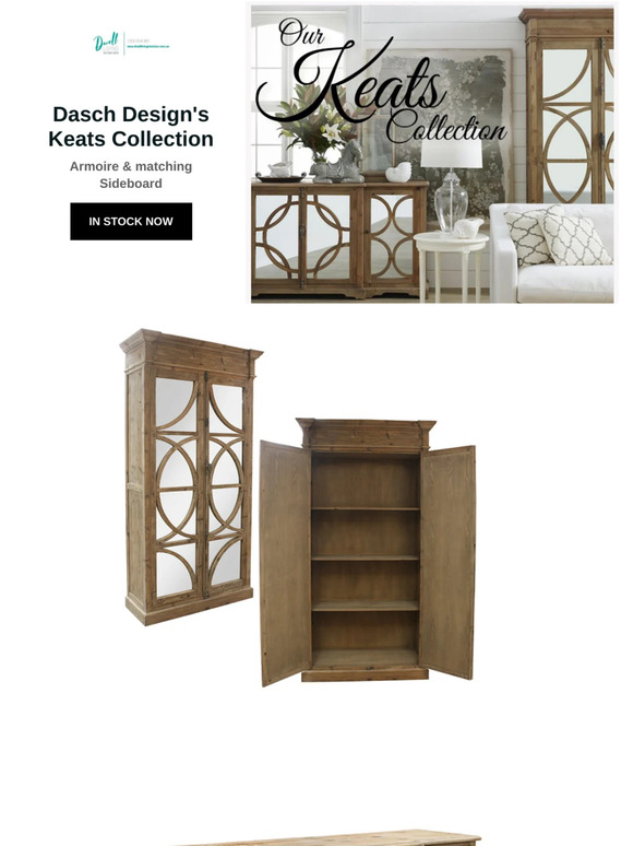 Dwell Living Interiors: Dasch Design's Keats Collection - Armoire ...