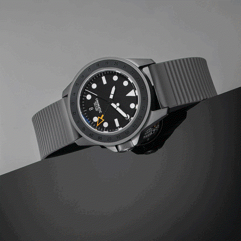 Hodinkee: Now Available: UNIMATIC Favorites In Titanium | Milled
