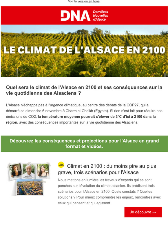 Dernières nouvelles d'Alsace CPA: COP27 : Quel sera le climat de l ...