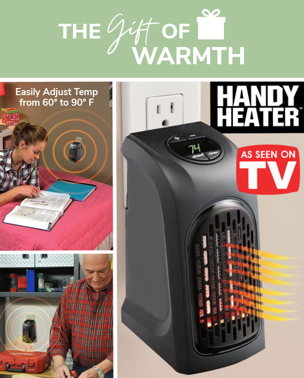 Sporty's Tool Shop: [Handy Heater] Compact Personal Space Heater | Milled