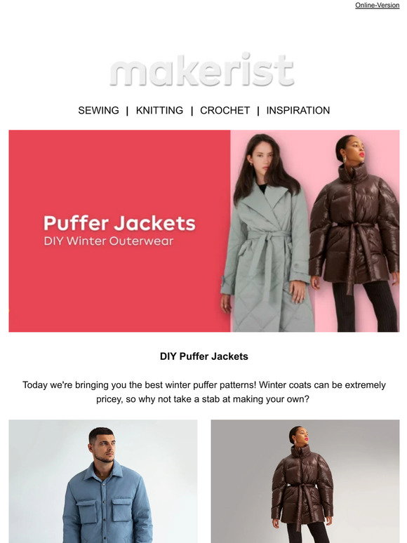 Makerist: DIY Puffer Jackets | Milled