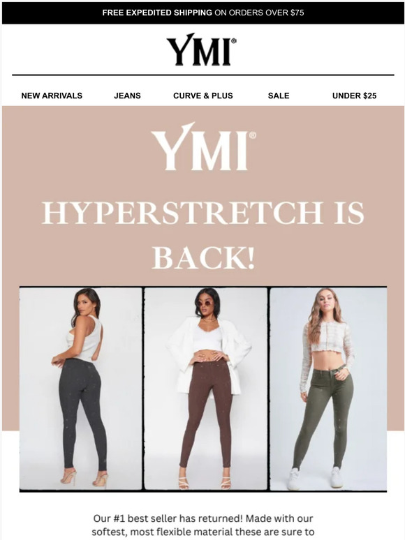 YMI Jeans: 📣Hyperstretch is back! | Milled