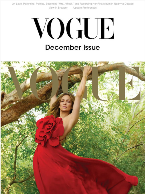 Vogue: Jennifer Lopez is Vogue's December Cover Star! | Milled