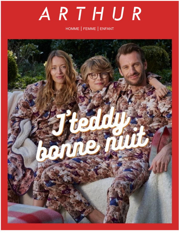 Boutique Arthur: ARTHUR teddy "bonne nuit". | Milled