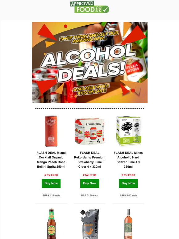 Approved Food: Alcohol FLASH Deals ⚡ Save Over 50% | Milled
