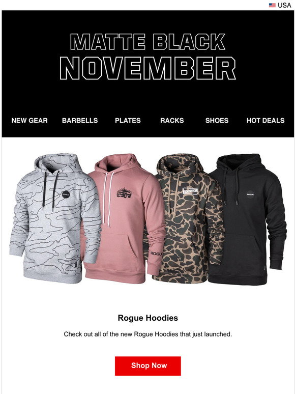 Rogue Fitness: Just Launched: Rogue Hoodies & NOBULL Trainer+ | Milled