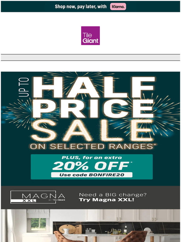 Tile Giant: Save an EXTRA 20% OFF our Stunning New Magna XXL | Milled