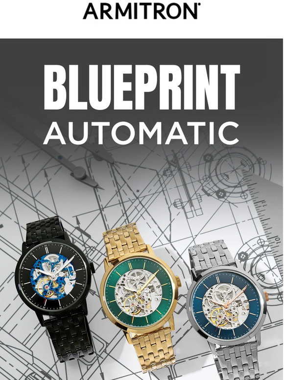 Armitron: Introducing: Blueprint Automatic | Milled