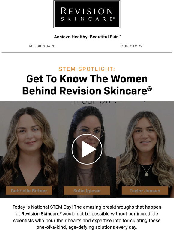 Revision Skincare: STEM Spotlight: Get to Know the Women Behind ...