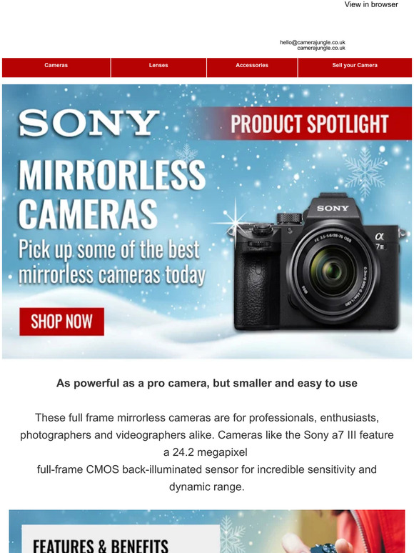 Camerajungle: 🔦 Spotlight on Sony Mirrorless Cameras | Milled