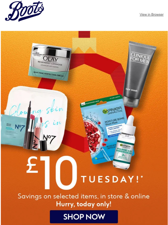 Boots: IT'S £10 TUESDAY! Yay! | Milled